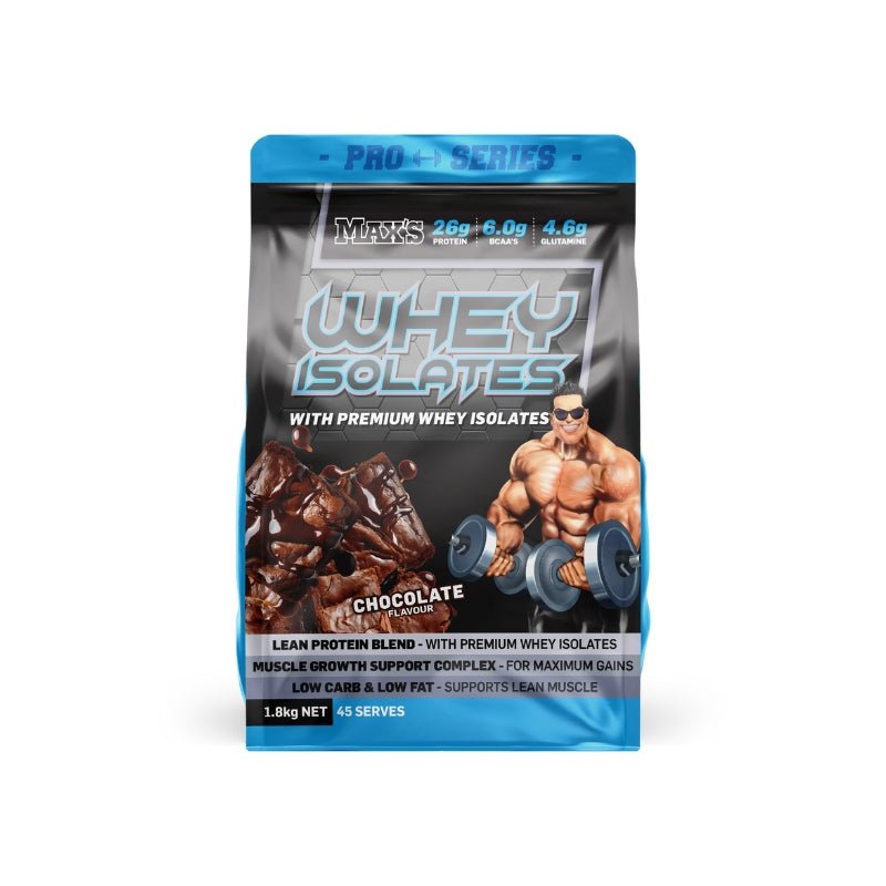 Maxs Supplements Pro Series Whey Isolate - Fit Nutrition Australia
